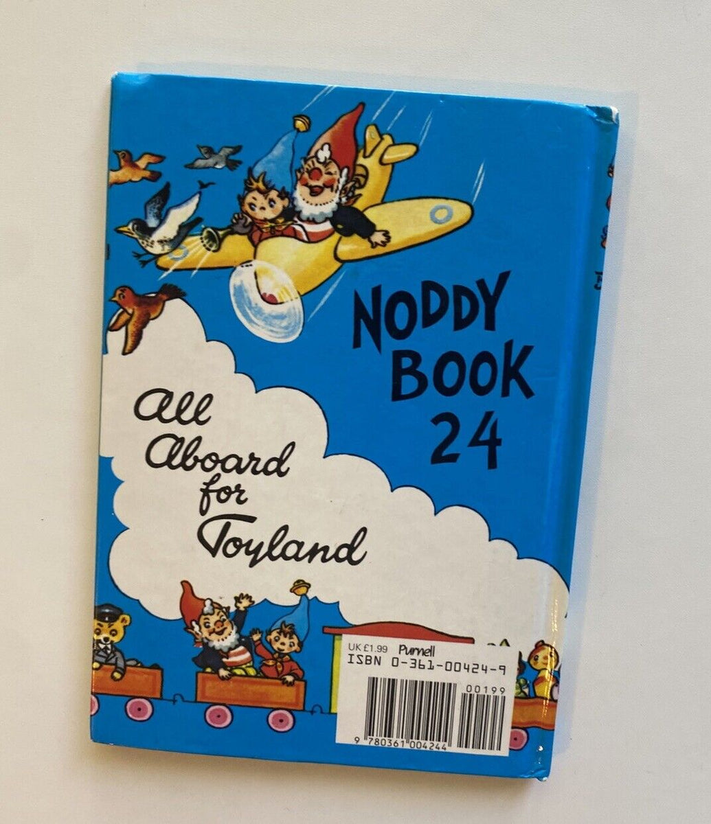 Noddy and the Aeroplane by Enid Blyton hardcover mini book 1986, VGUC